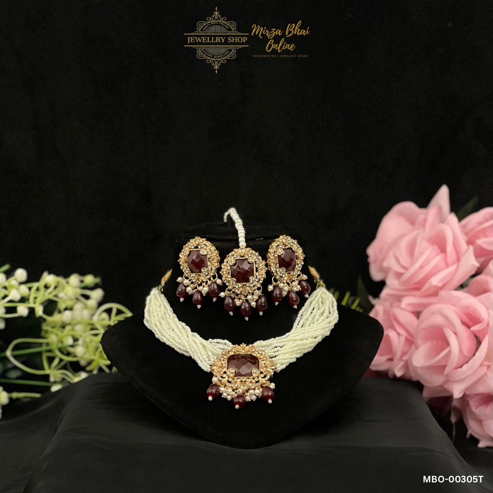 ELENA'S NECKLACE (MB0-00305T) – mirzabhaionline.com